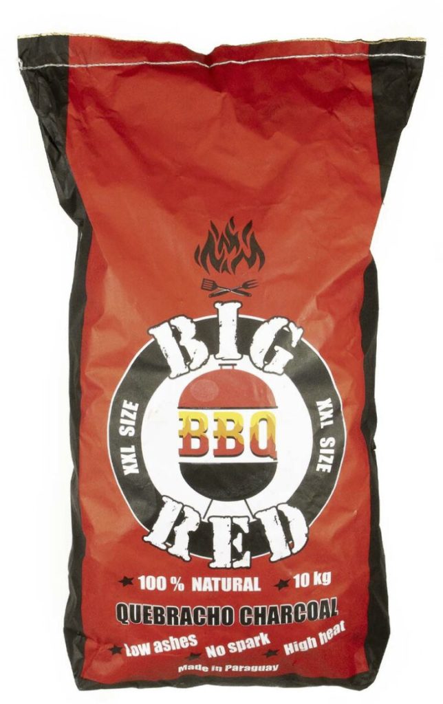 Ravintolalaatuinen Quebracho -grillihiili 10Kg, Big Red BBQ - BBQ Factory
